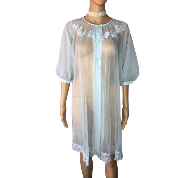 Shadowline | Intimates & Sleepwear | Vintage 6s Shadow Line Powder Blue ...